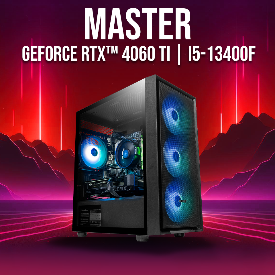 MASTER M10 | RTX 4060 Ti | i5-13400F - INVADER PC