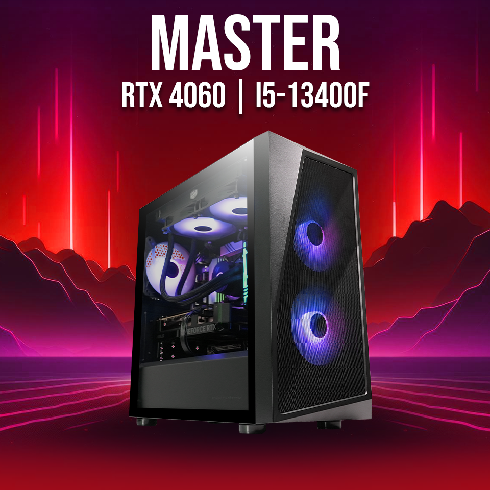 MASTER M04 | RTX 4060 | i5-13400F - INVADER PC
