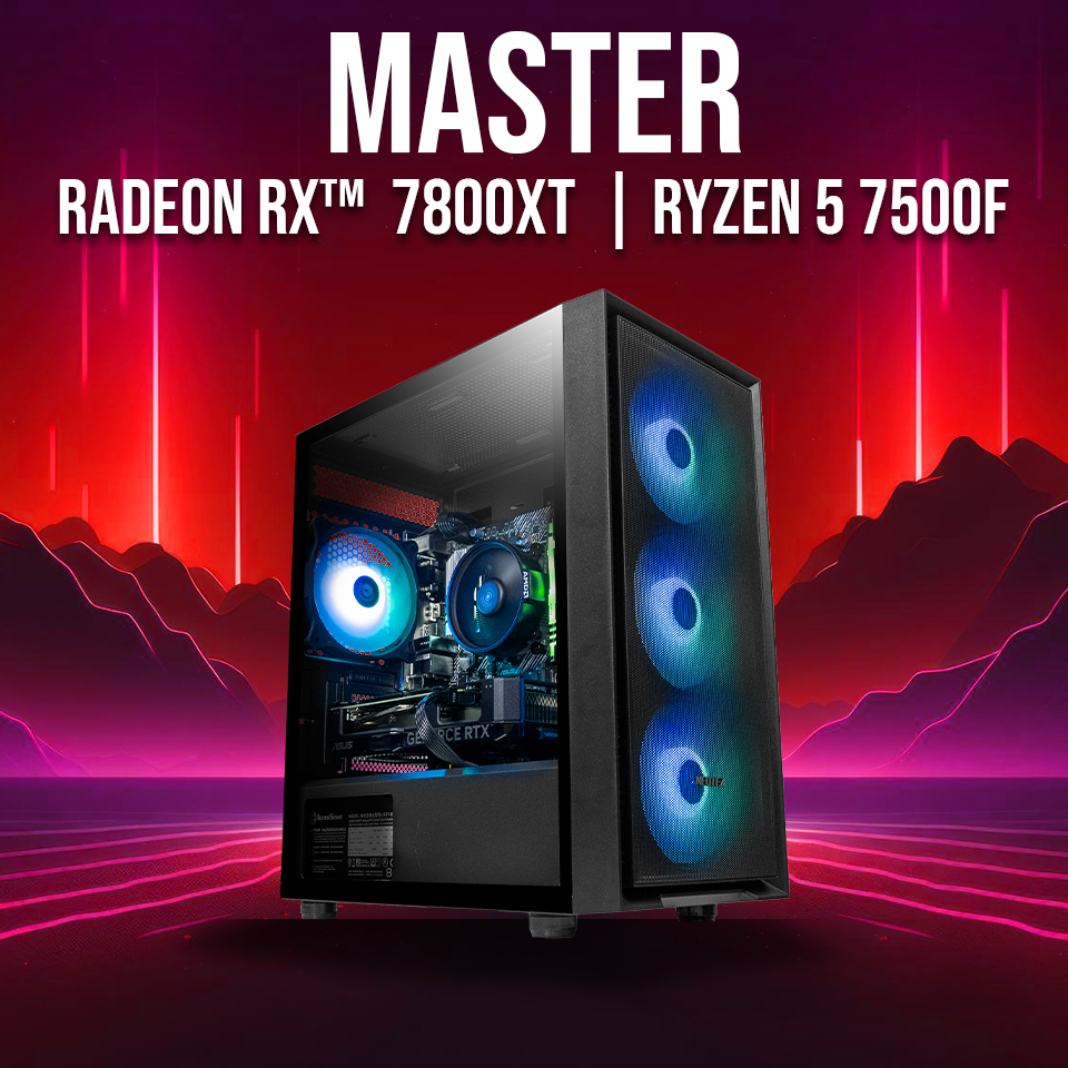 MASTER M17 | RX 7800XT | Ryzen 5 7500F - INVADER PC