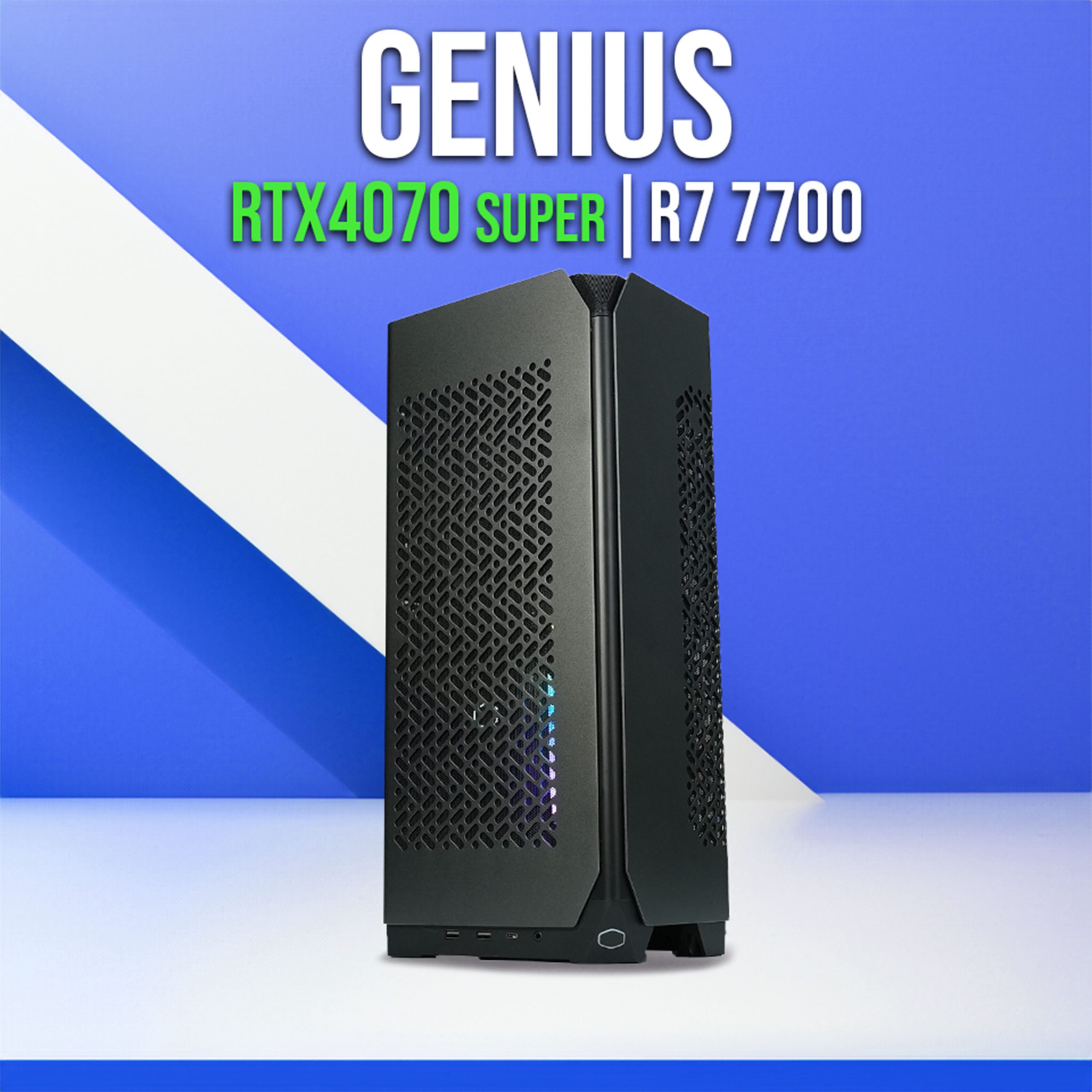 GENIUS G02 | RTX 4070 SUPER | Ryzen 7 7700 - INVADER PC