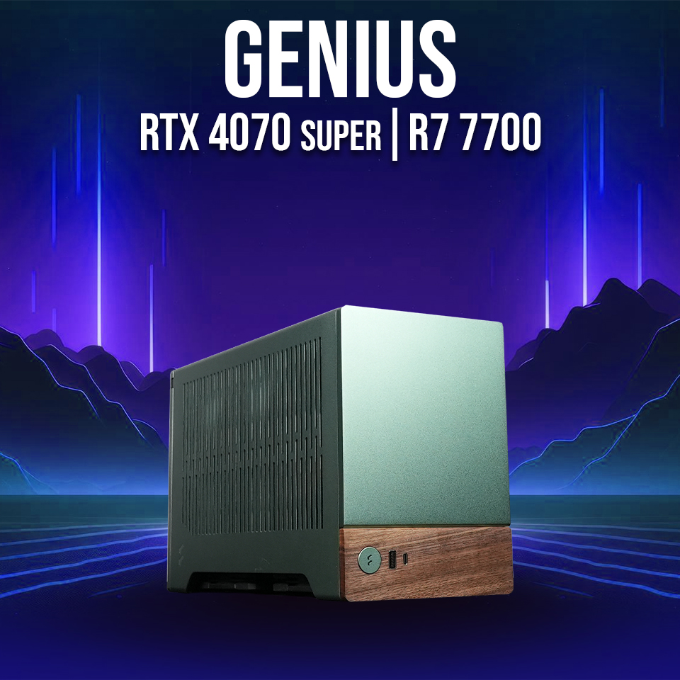 GENIUS G02 | RTX 4070 SUPER | Ryzen 7 7700 - INVADER PC