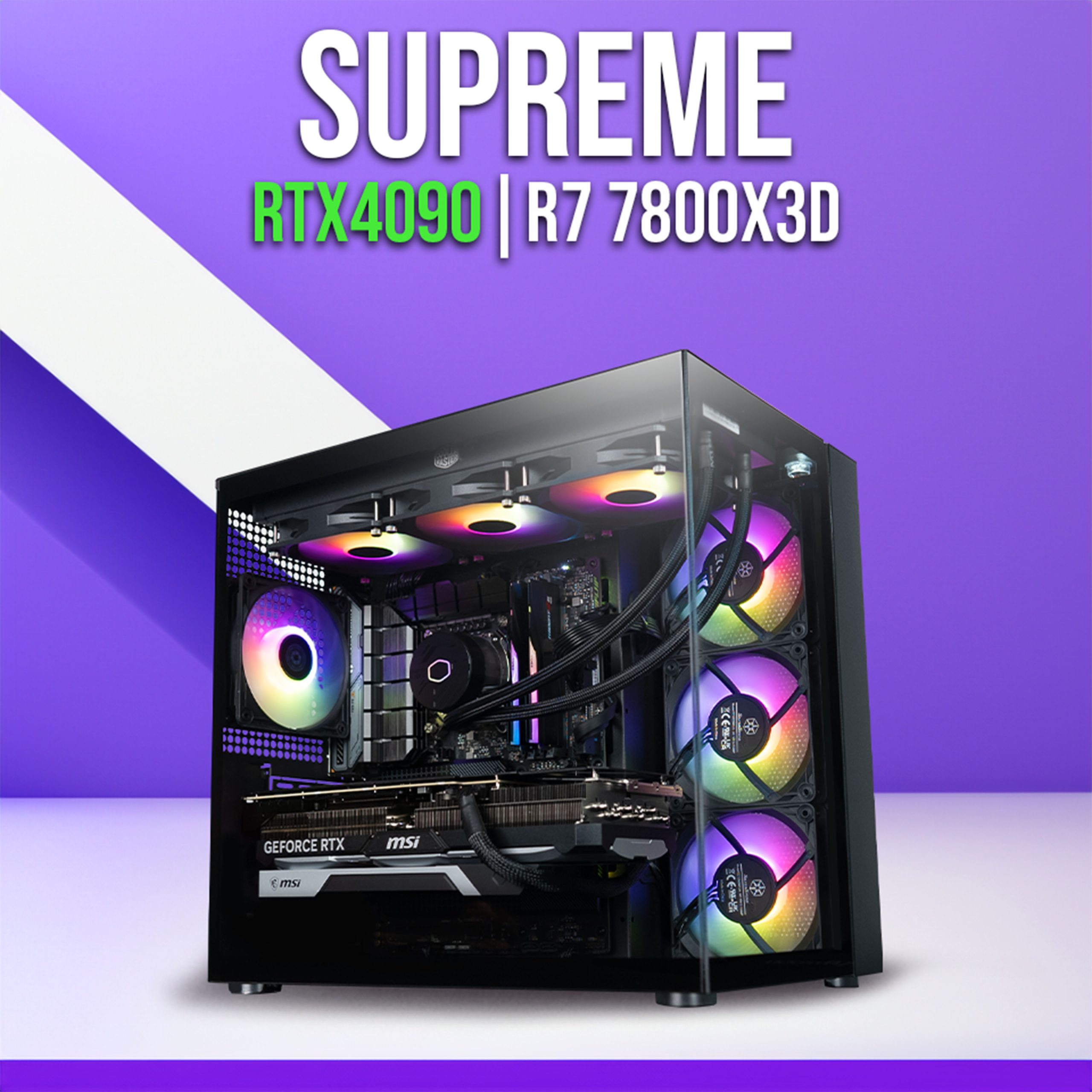 SUPREME S13 | RTX 4090 | Ryzen 7 7800X3D - INVADER PC