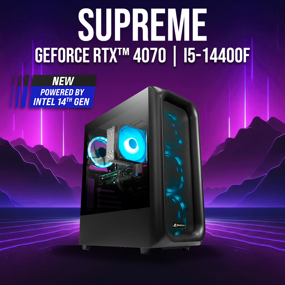 SUPREME S04 | RTX 4070 | i5-14400F - INVADER PC
