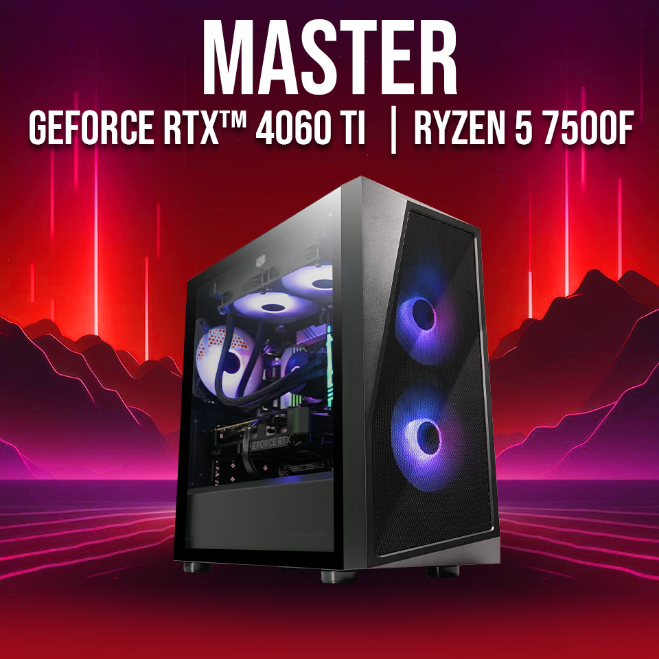 MASTER M16 | RTX 4060 Ti | Ryzen 5 7500F - INVADER PC