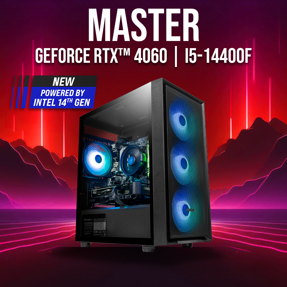 MASTER M07 | RTX 4060 | i5-14400F - INVADER PC