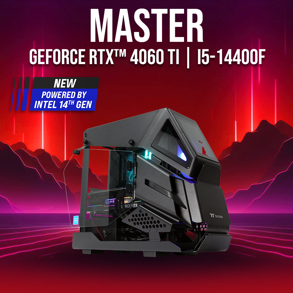 MASTER M12 | RTX 4060 Ti | i5-14400F - INVADER PC
