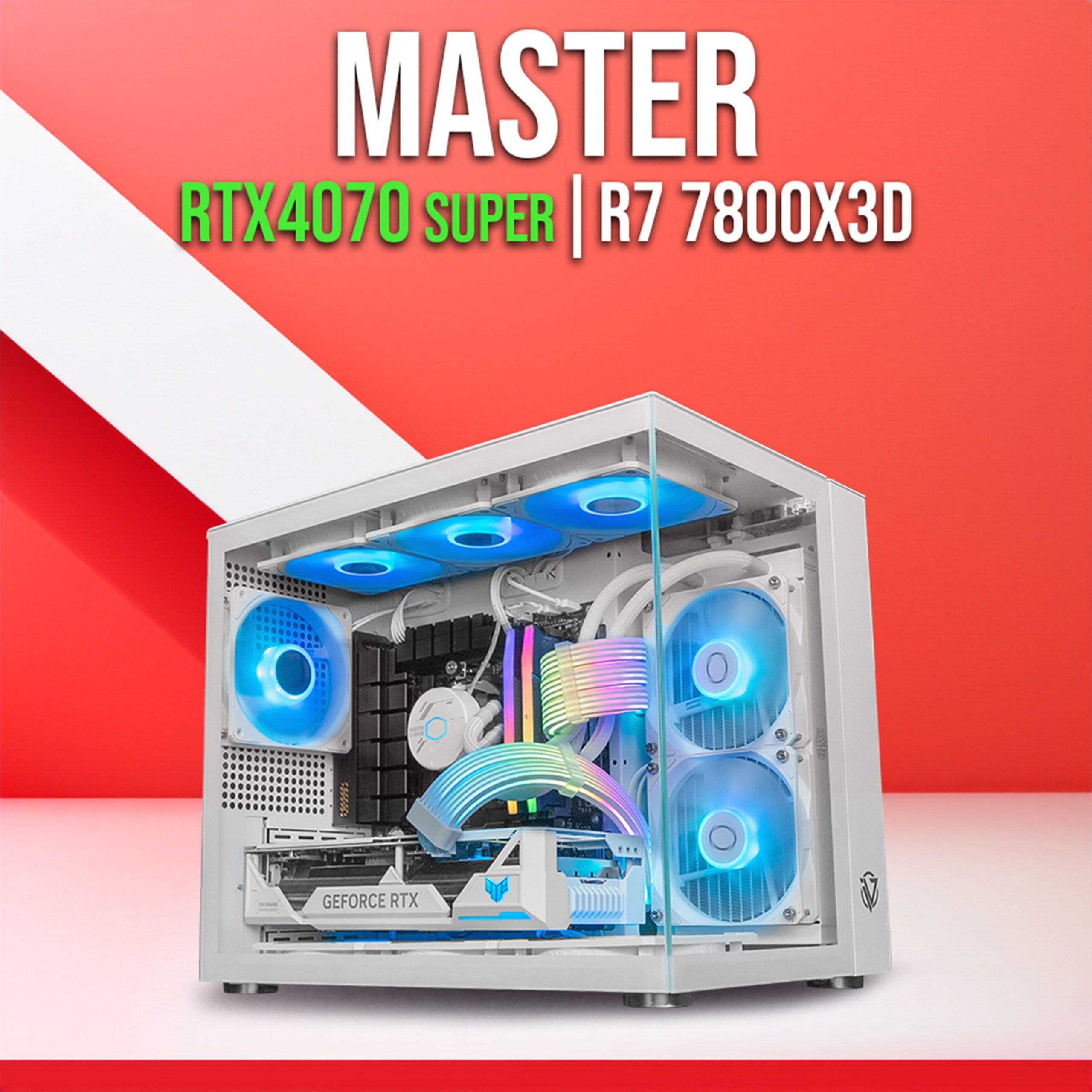 MASTER M25 | RTX 4070 SUPER | Ryzen 7 7800X3D - INVADER PC
