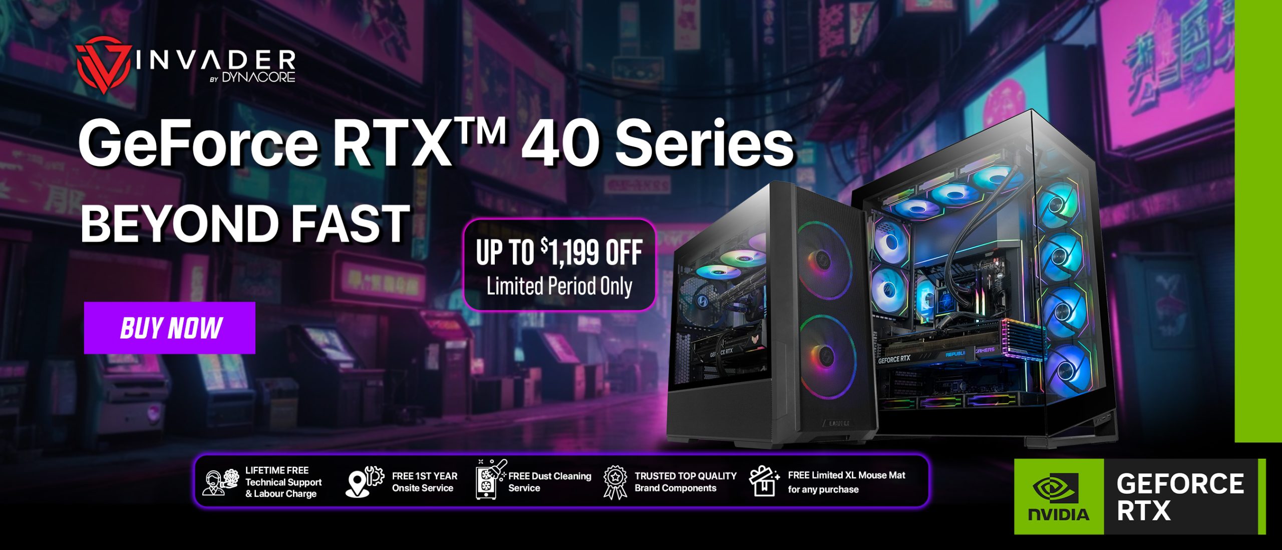 Nvidia RTX 40 Series - INVADER PC