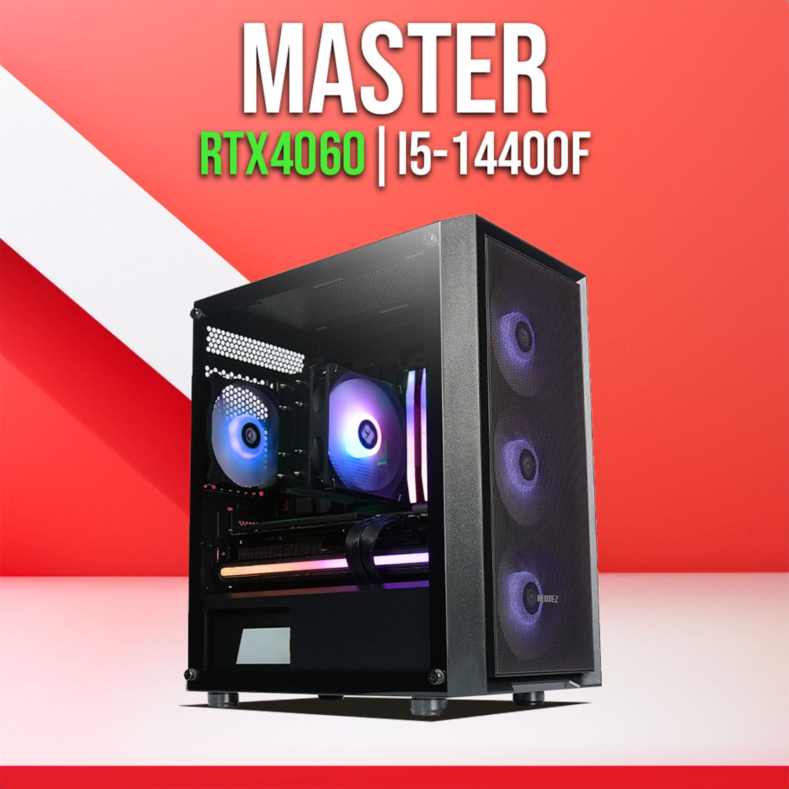 MASTER M10 | RTX 4060 | i5-14400F - INVADER PC