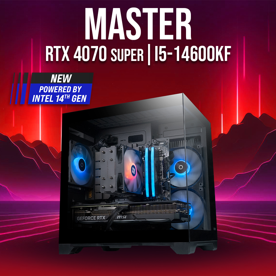 MASTER M25 | RTX 4070 SUPER | i5-14600KF - INVADER PC