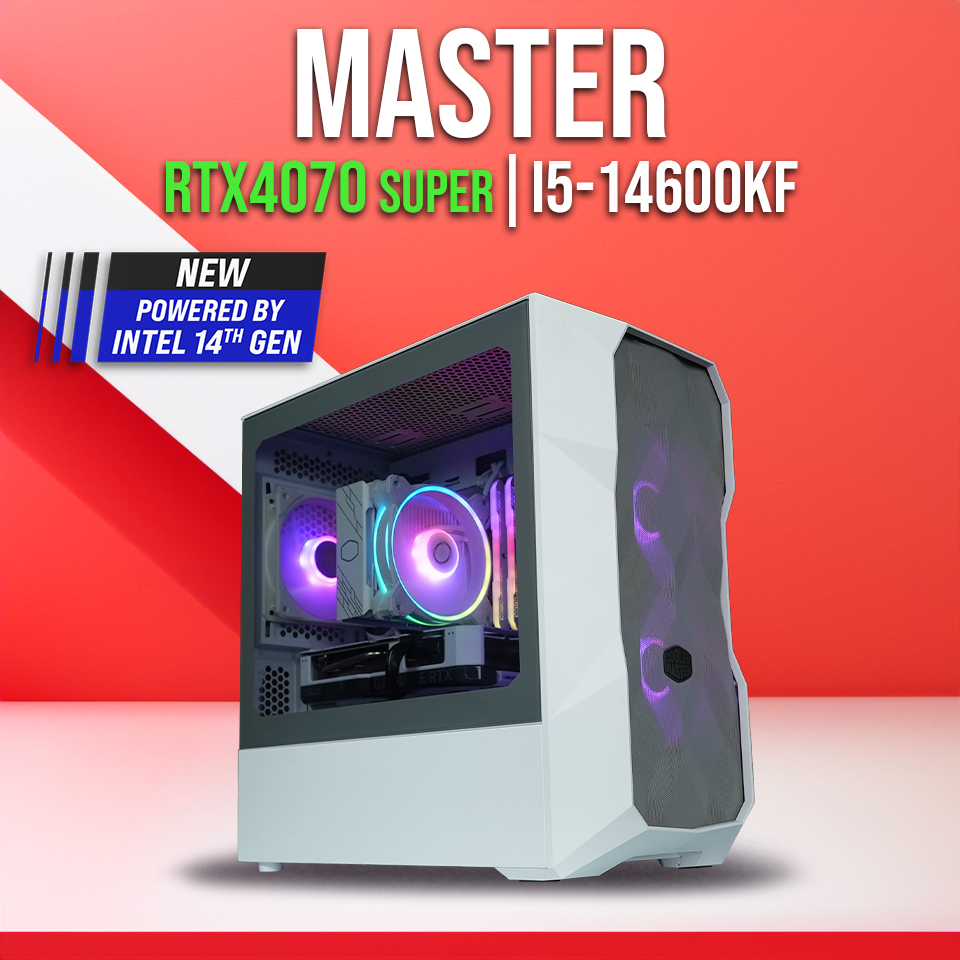 MASTER M33 | RTX 4070 SUPER | i5-14600KF - INVADER PC