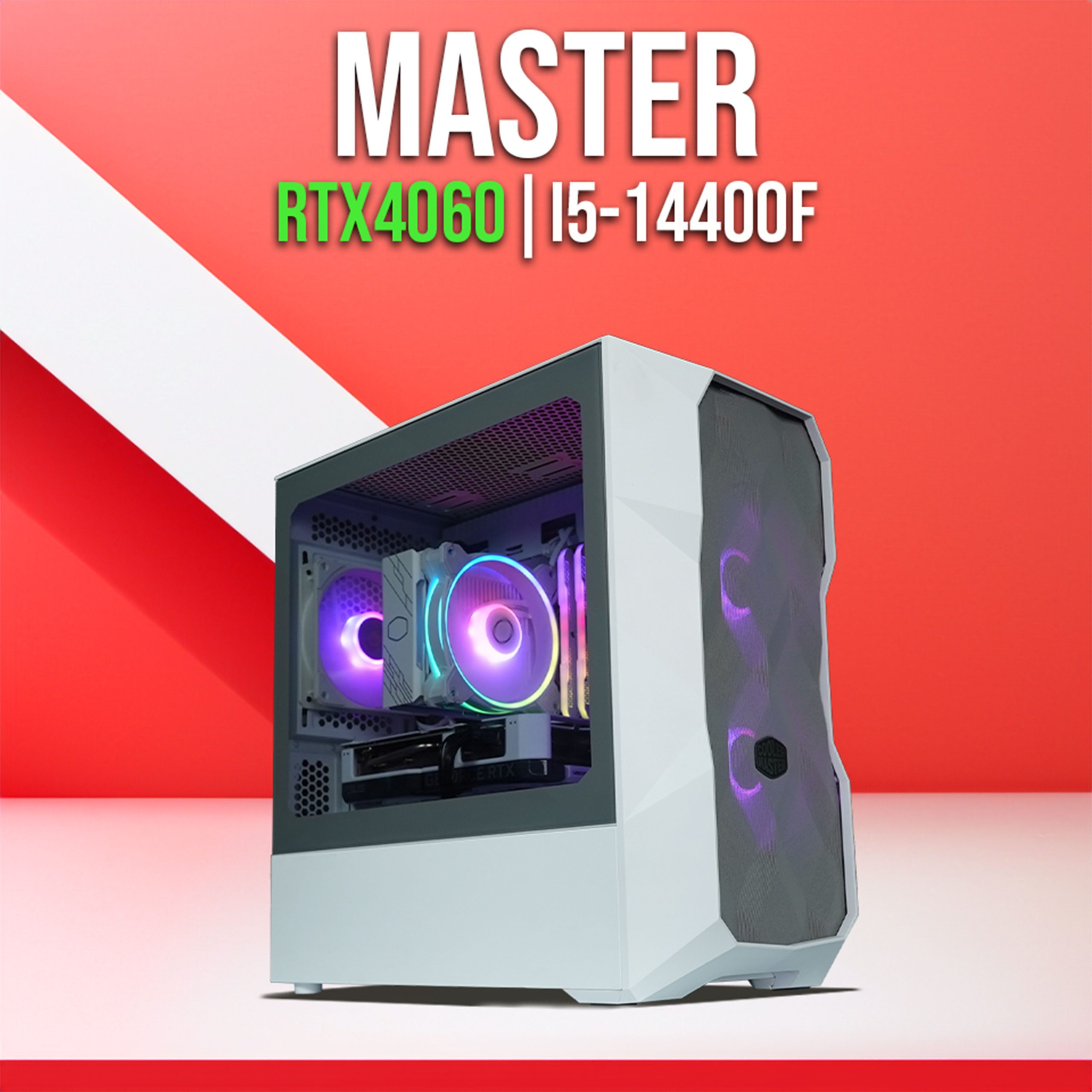 MASTER M19 | RTX 4060 | i5-14400F - INVADER PC