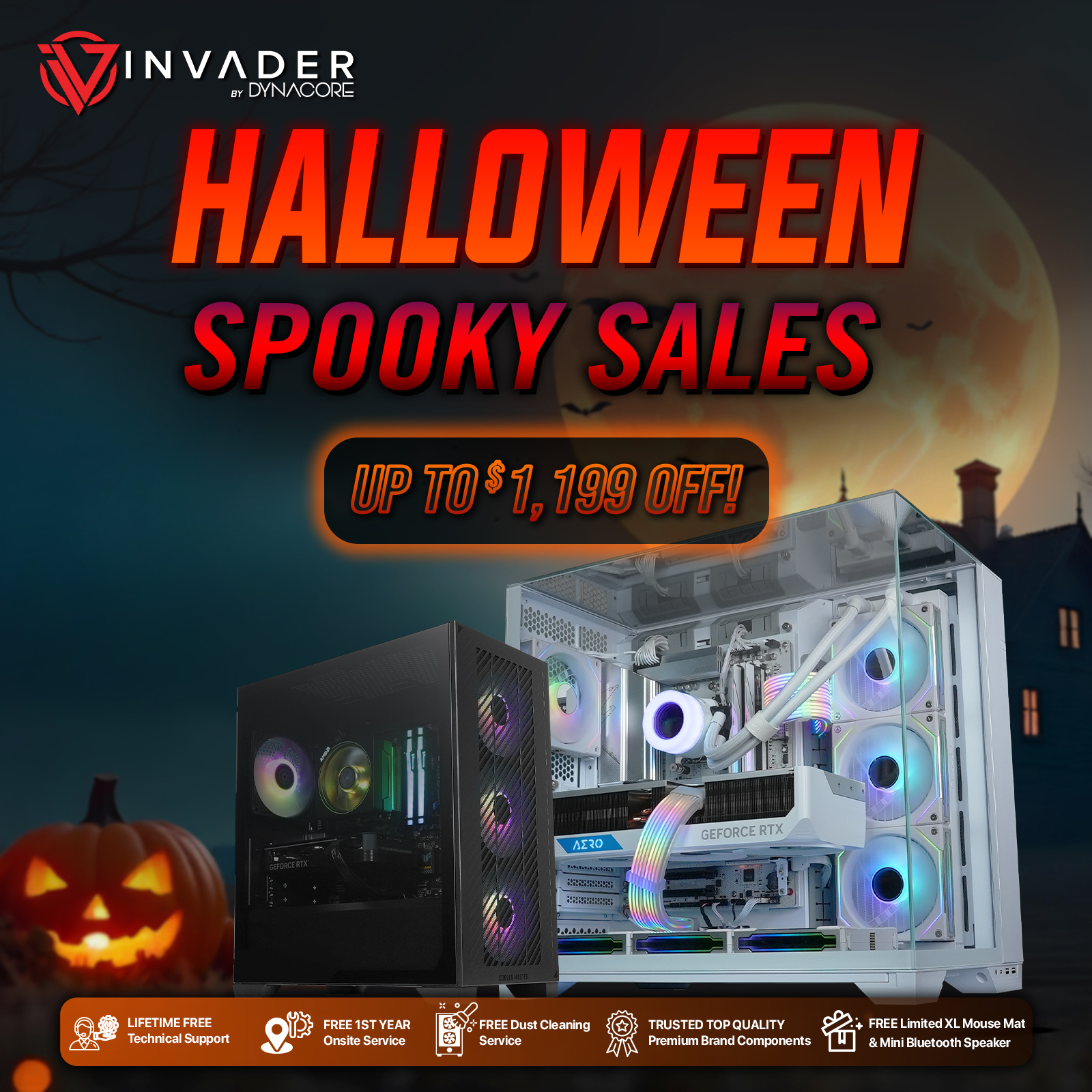 INVADER PC - Custom PCs for Gaming & Workstations