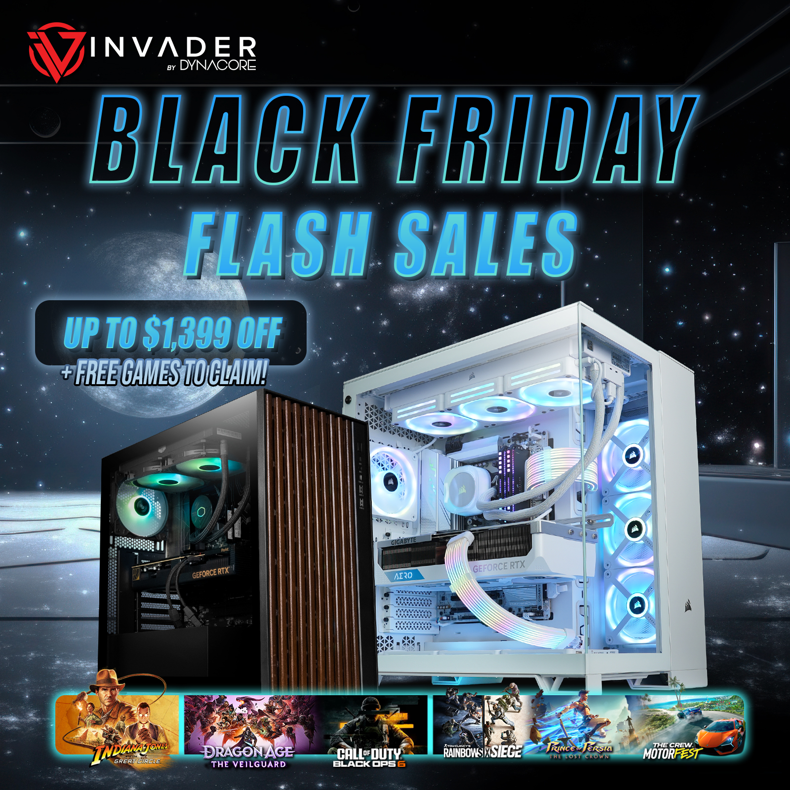 INVADER PC - Custom PCs for Gaming & Workstations