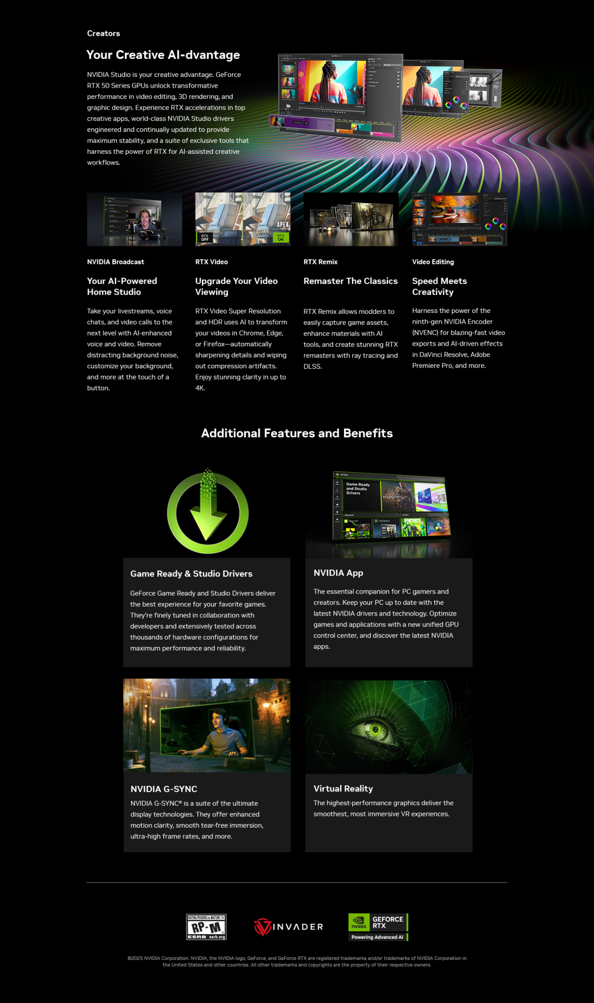 Nvidia RTX 50 - INVADER PC